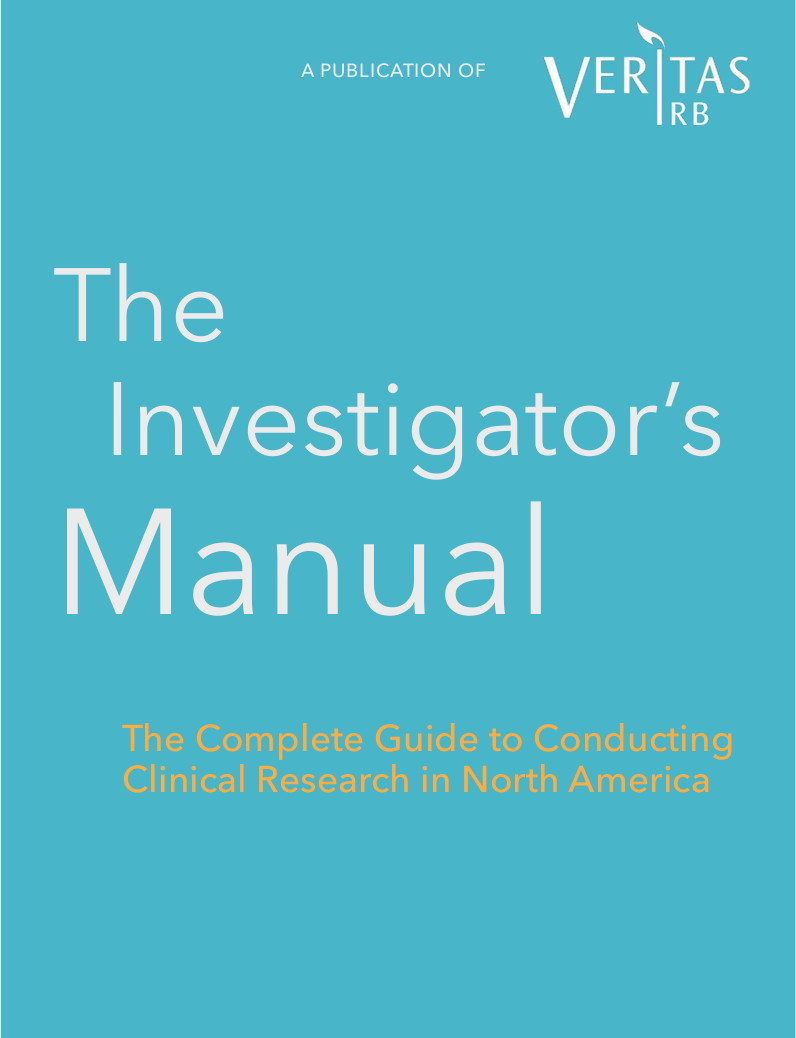 The Investigator's Manual - Veritas IRB Inc.